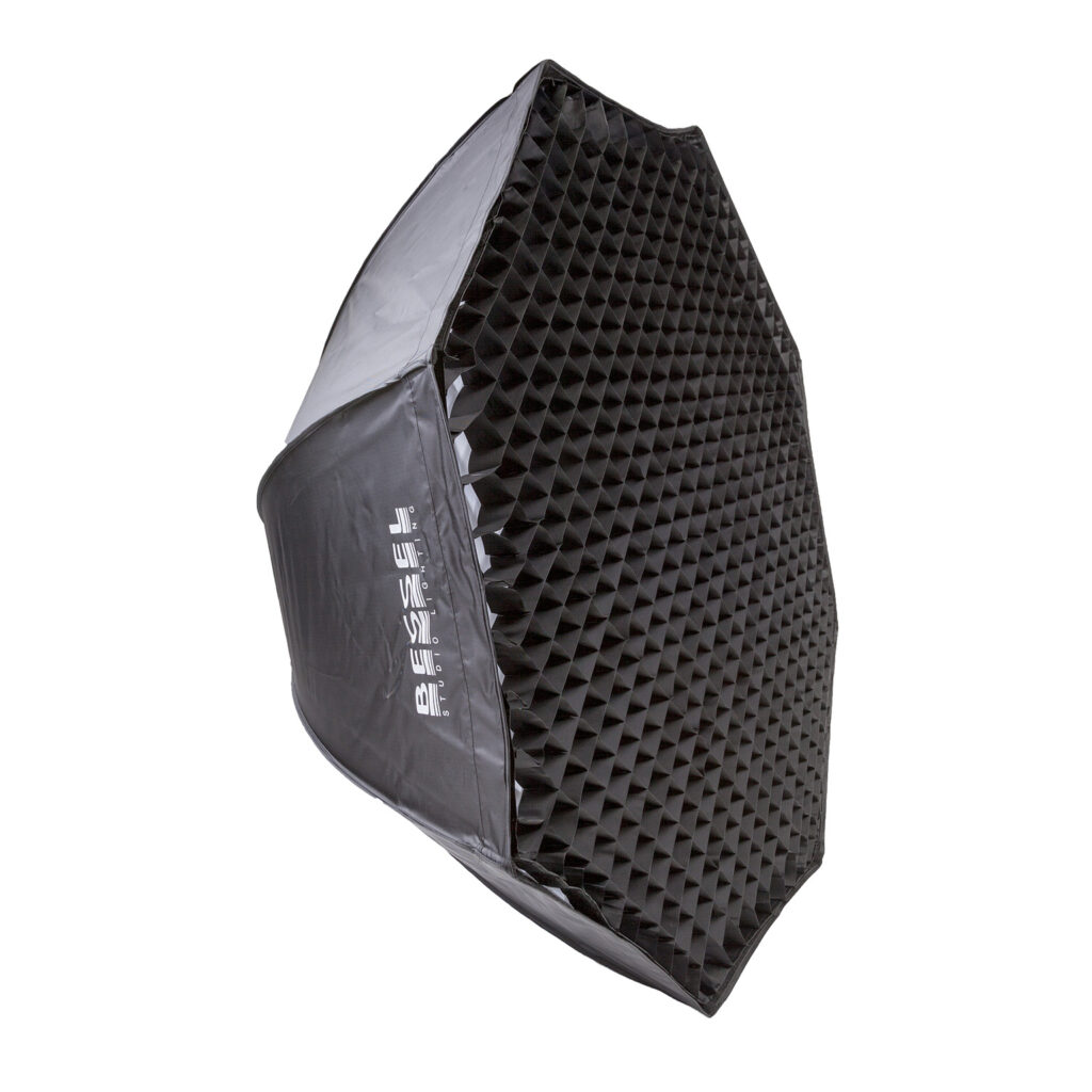 Bessel 120cm Silver Popup Octabox with 4cm grid – Bessel