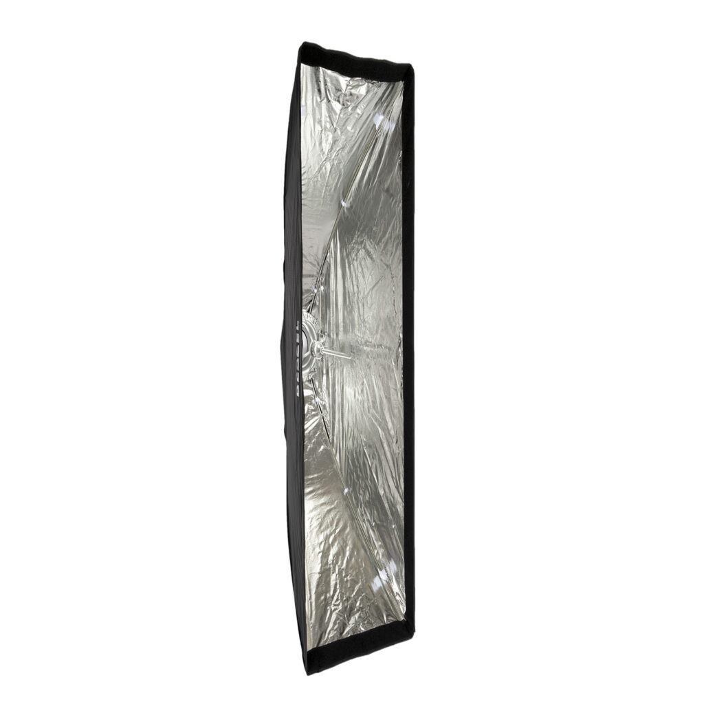 Bessel 140cm x 30cm Silver Popup Softbox with 4cm grid – Bessel